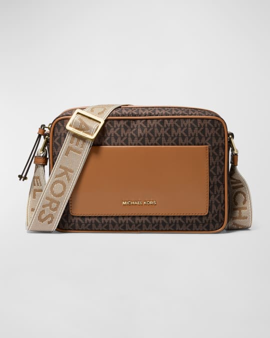 MICHAEL Michael Kors Jet Set Large Monogram Crossbody Bag | Neiman Marcus