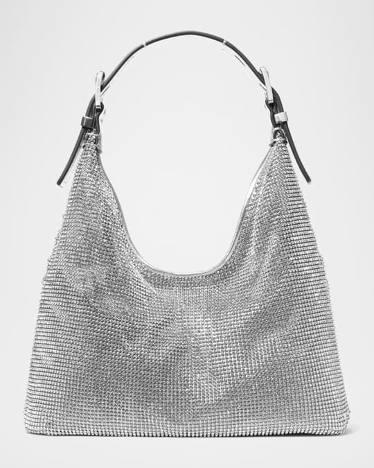 MICHAEL Michael Kors Nolita Embellished Hobo Bag | Neiman Marcus