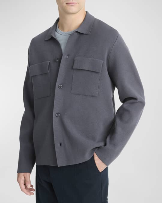 Vince Men's Milano 2-Pocket Overshirt | Neiman Marcus
