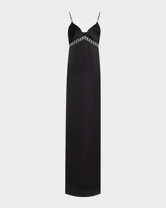 Ramy Brook Mosby Rhinestone-Embellished Empire Gown | Neiman Marcus