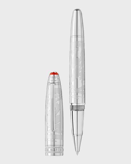 Montblanc Luxury Rollerball Pen Olympics Chamonix, Solitaire Edition ...