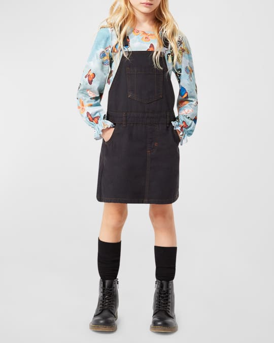 Molo Girl's Chakala Overall Dress, Size 7-14 | Neiman Marcus