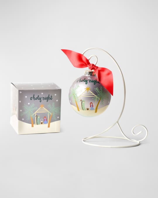 Coton Colors O' Holy Night Colored Glass Ornament with Stand | Neiman ...