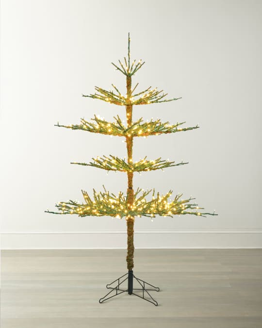 Winward Home Twig Pine Pre-Lit LED Christmas Tree, 5' | Neiman Marcus