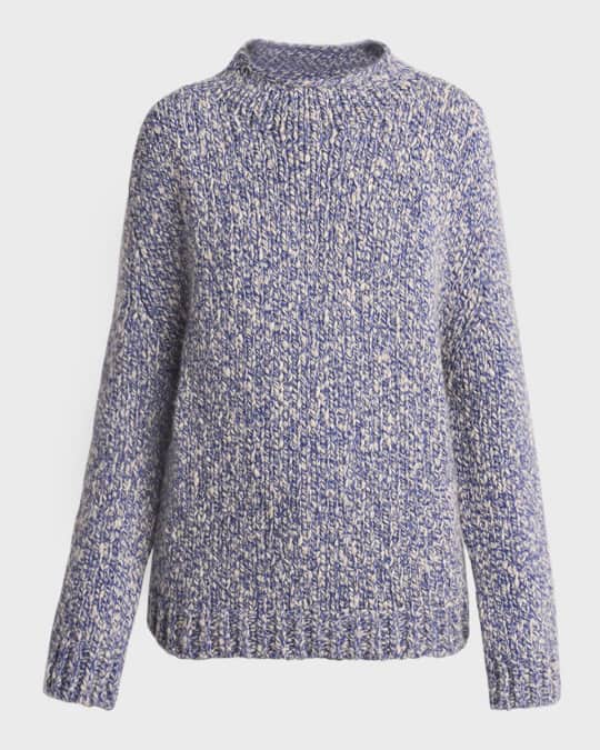 THE ROW Hauren Marled Cashmere Top | Neiman Marcus
