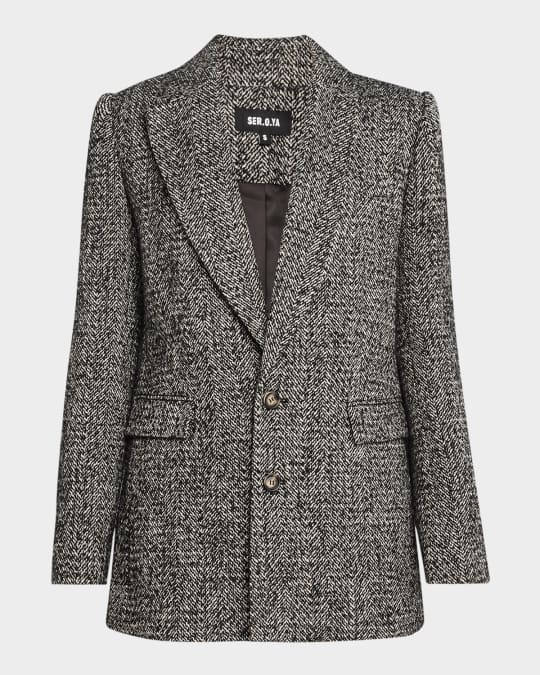SEROYA Cecilia Wool Blazer | Neiman Marcus