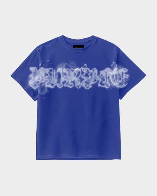 PURPLE Men's Textured Jersey T-Shirt | Neiman Marcus