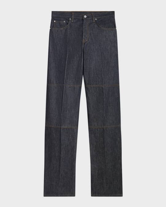 Helmut Lang Men's Back-Zip Carpenter Jeans | Neiman Marcus