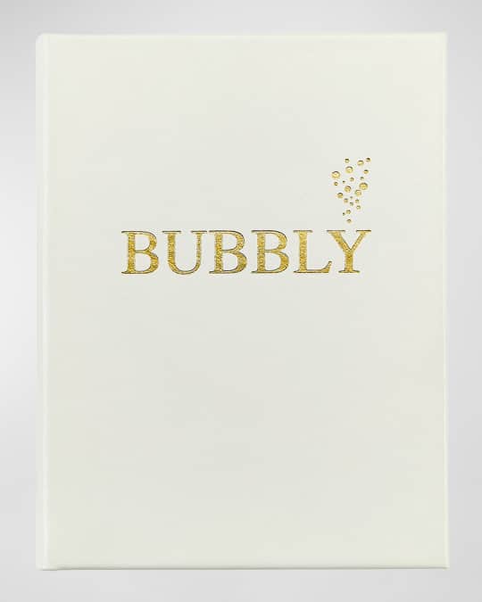 Graphic Image "Bubbly" Leather-Bound Book by Colleen Jeffers | Neiman ...