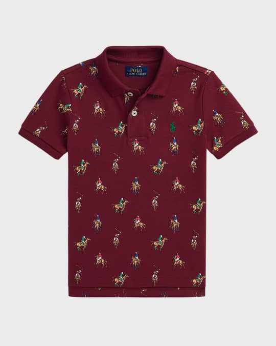 Polo Ralph Lauren Boy's Polo Pony Mesh Polo Shirt, Size S-XL | Neiman ...