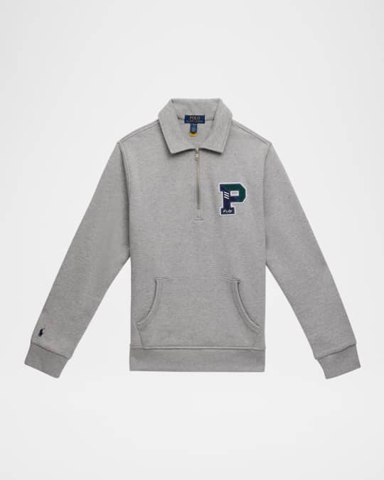 Polo Ralph Lauren Boy's Logo Patch Fleece Sweatshirt, Size S-XL ...