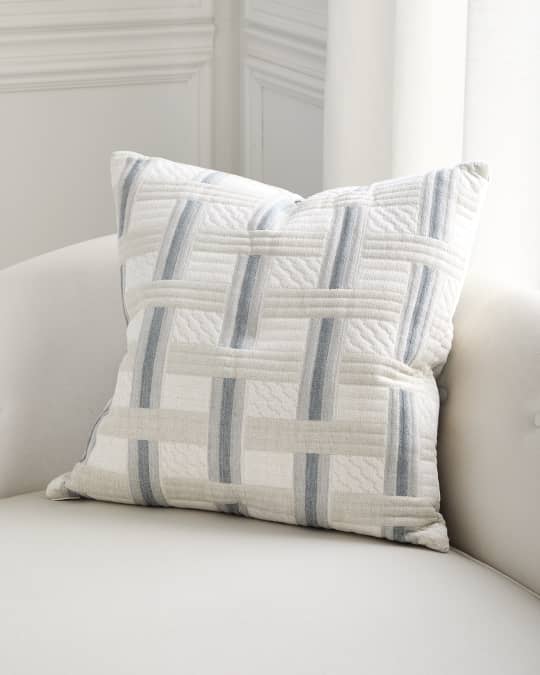 D.V. KAP Home Fraser Decorative Pillow, 24" Square | Neiman Marcus