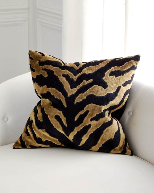 D.V. KAP Home Zoolander Tiger-Print Decorative Pillow, 24" Square ...