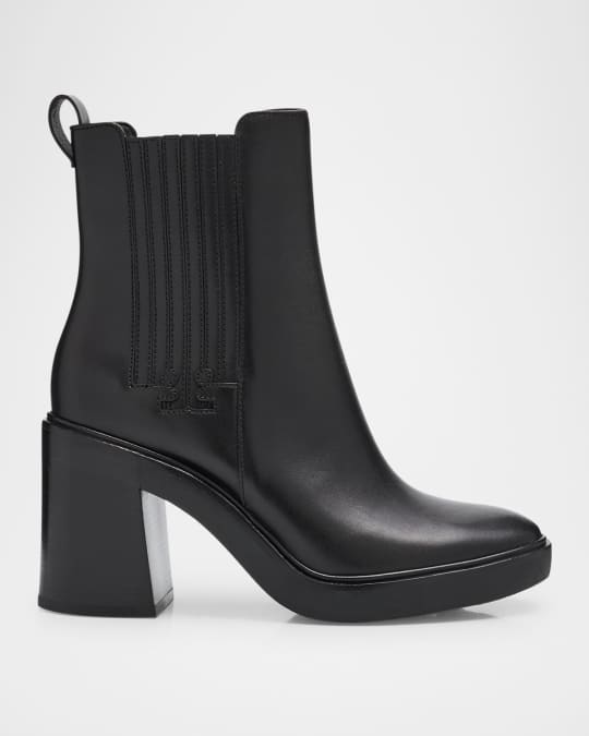 Tory Burch Leather Chelsea Ankle Booties | Neiman Marcus