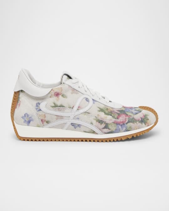 Loewe Flow Retro Floral Runner Sneakers | Neiman Marcus