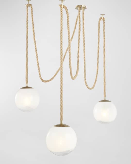 Rockport 12" 3-Light Chandelier | Neiman Marcus