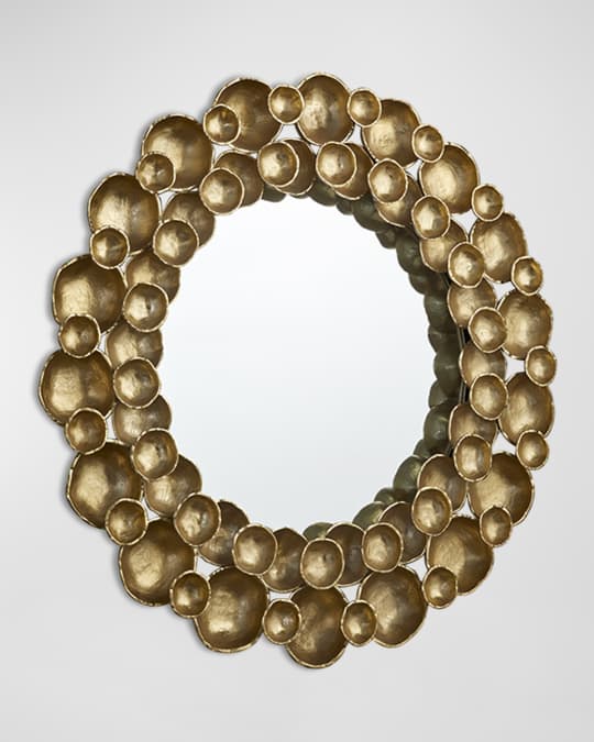 Gala 45" Round Wall Mirror | Neiman Marcus