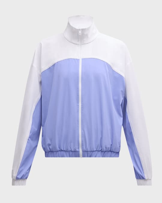 Beyond Yoga Go Retro Colorblock Track Jacket | Neiman Marcus