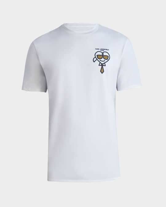Karl Lagerfeld Paris Men's Pima Karl Heart T-Shirt | Neiman Marcus