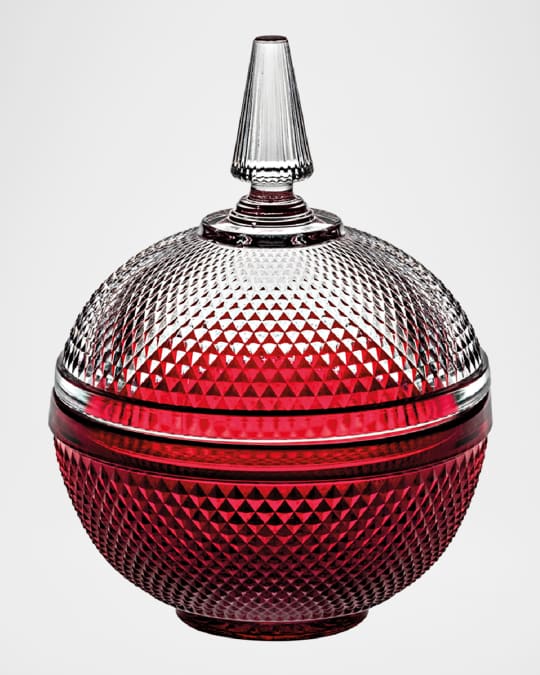 Vista Alegre Bicos Red Glass Box | Neiman Marcus