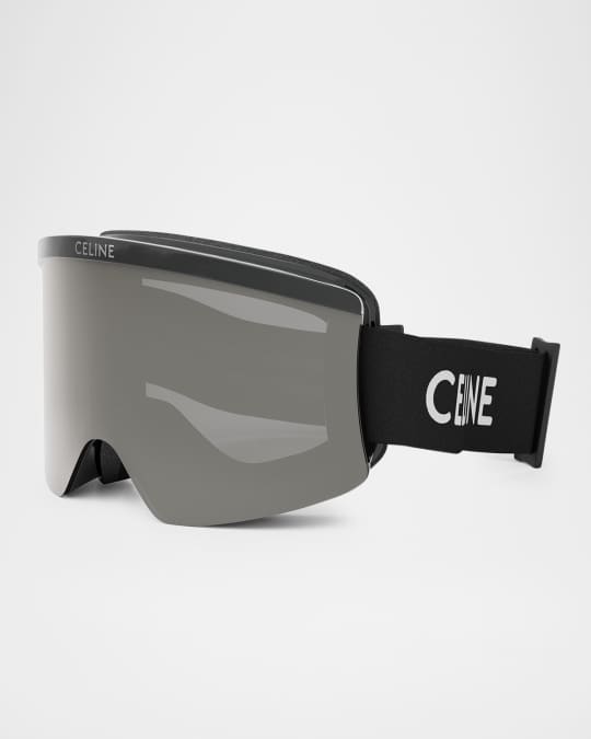 cool black ski goggles