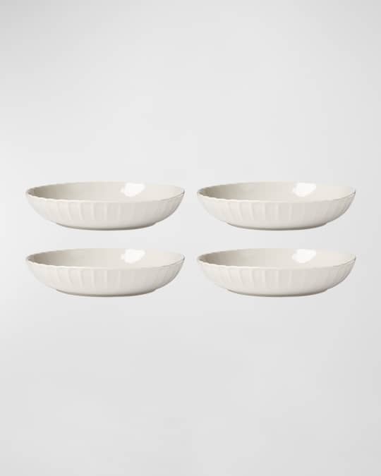 Lenox French Perle Groove Dinner Bowls, Set of 4 | Neiman Marcus