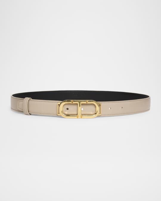 TOM FORD Box Palmellato Leather Belt | Neiman Marcus
