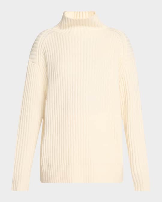 Lela Rose Rhinestone Turtleneck Sweater | Neiman Marcus