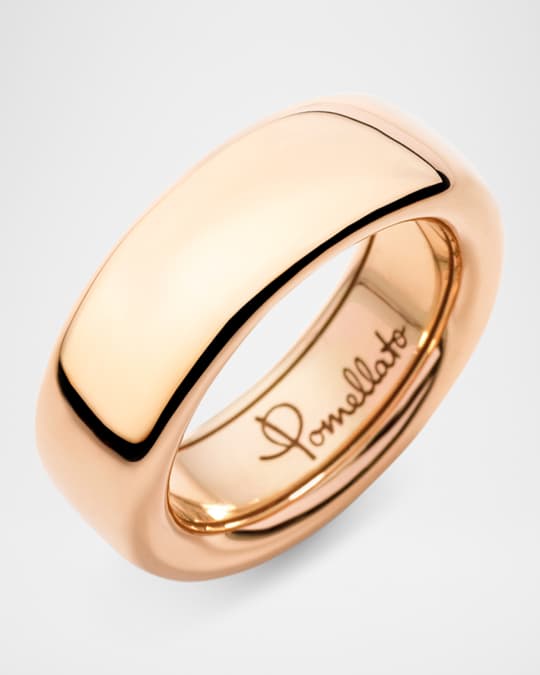 Pomellato Iconica 18K Rose Gold Slim Band Ring | Neiman Marcus