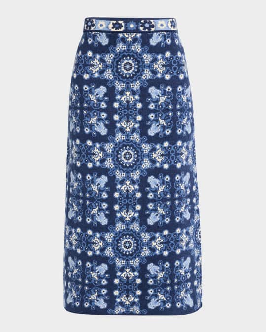Cara Cara Clara Knit Midi Skirt | Neiman Marcus
