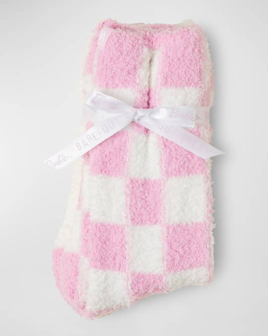 Barefoot Dreams Girl's CozyChic 2-Pack Barbie Socks | Neiman Marcus