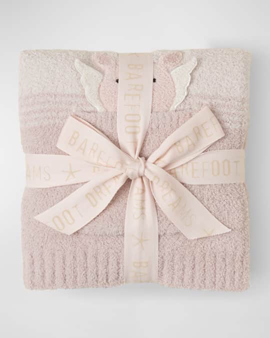 Barefoot Dreams CozyChic Flying Pig Stroller Blanket | Neiman Marcus