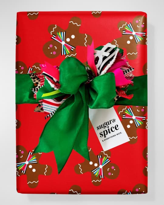 WirrWarr Wraps Snazzy Gingerbread Ultimate Wrapping Kit | Neiman Marcus