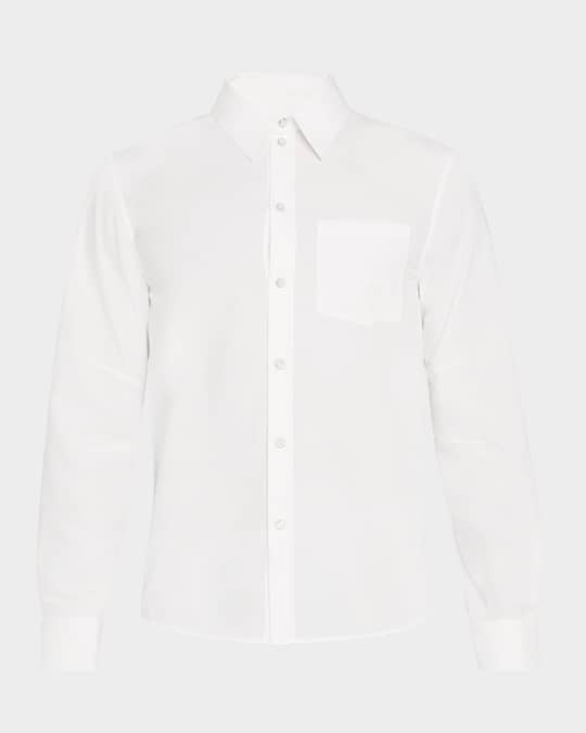 Helmut Lang Men's Curved Seam Sport Shirt | Neiman Marcus