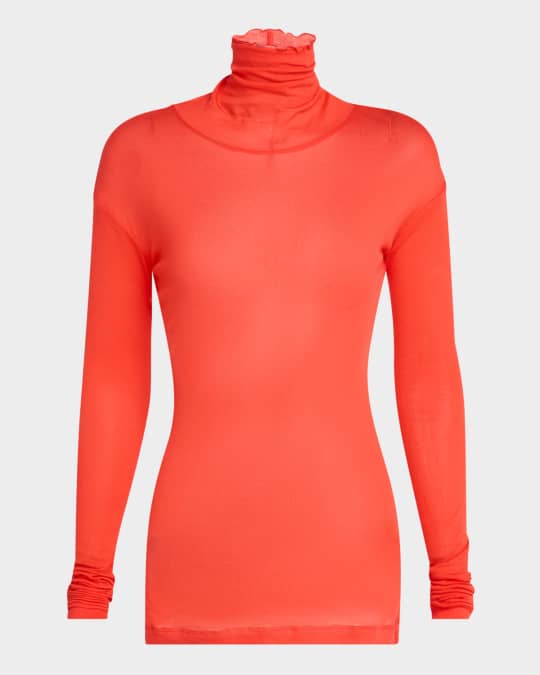 BITE Studios Turtleneck Long-Sleeve Roller Sweater | Neiman Marcus