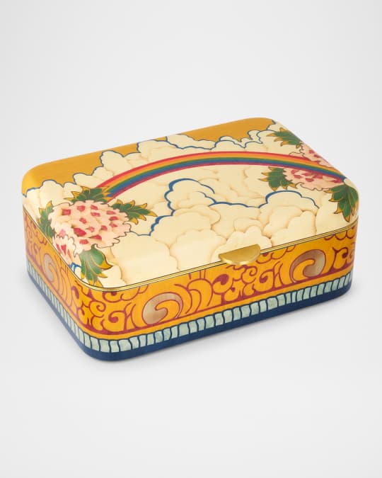 Silvia Furmanovich Rainbow Rectangular Marquetry Jewelry Box | Neiman ...