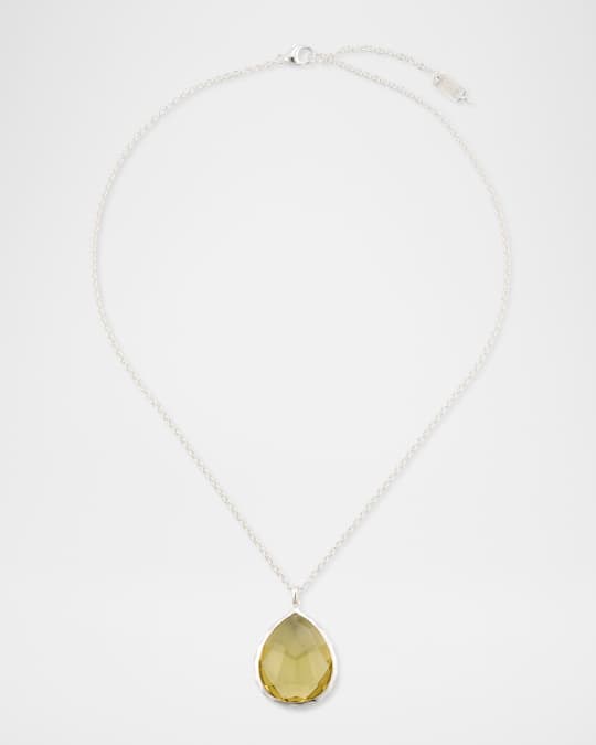 Ippolita Rock Candy Large Honey Citrine Teardrop Pendant Necklace in ...