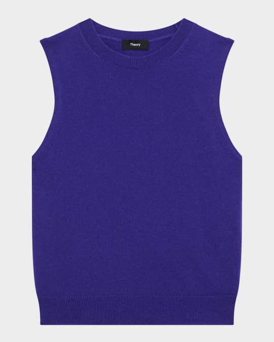 Theory Cashmere Knit Shell Top | Neiman Marcus