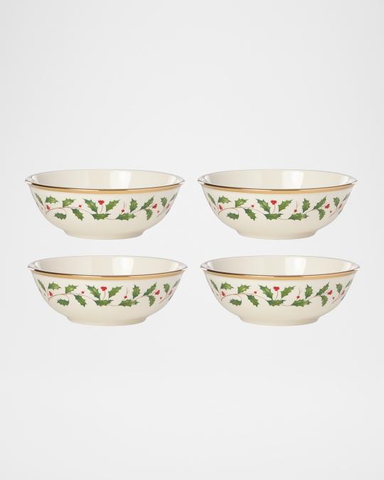 Lenox Holiday Dinnerware Place Setting Bowls, Set of 4 | Neiman Marcus