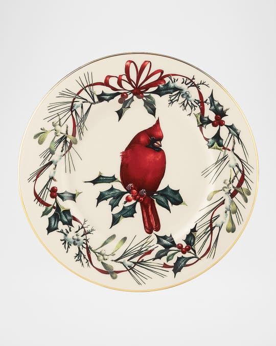 Lenox Winter Greetings Accent Plate | Neiman Marcus