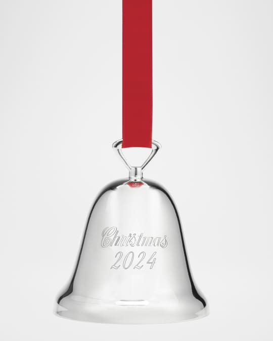 Reed & Barton 2024 Annual Silver-Plated Christmas Bell | Neiman Marcus