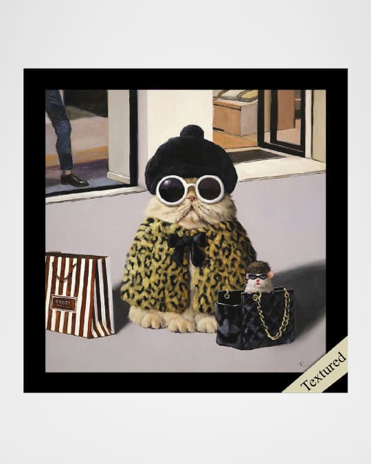 "Retail Therapy" Framed Print by Lucia Heffernan | Neiman Marcus