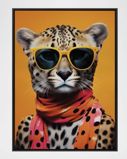 "Fierce Fashionista" Framed Giclee by Hasse | Neiman Marcus