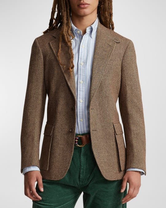 Polo Ralph Lauren Men's The RL67 Plaid Tweed Jacket | Neiman Marcus
