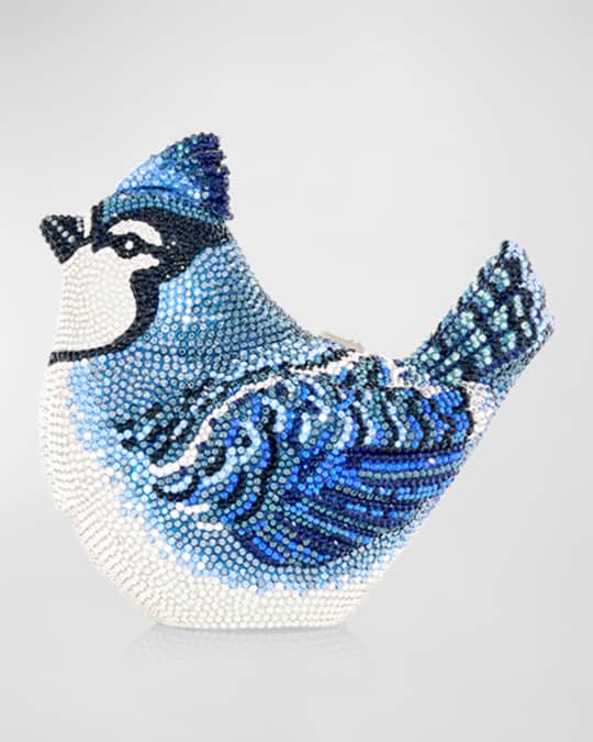 Judith Leiber Couture Blue Jay Bird Minaudiere | Neiman Marcus