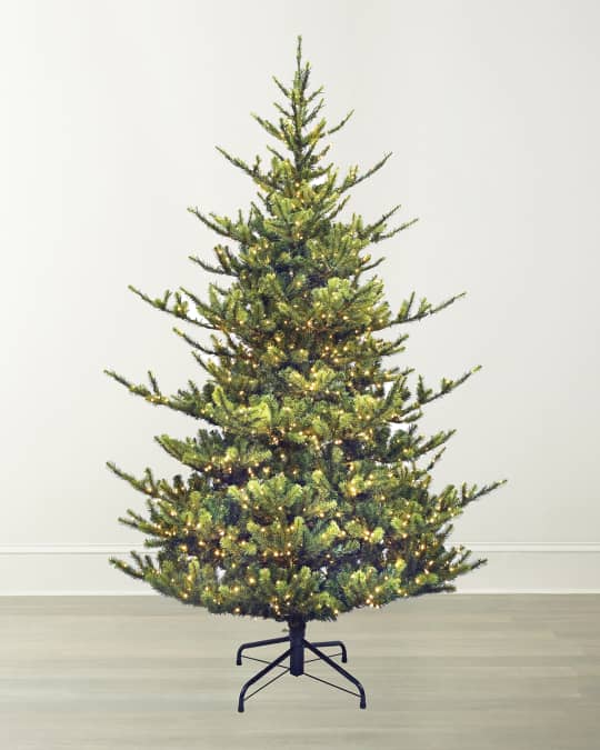 Winward Home Deluxe Village Mix Pine 9' Pre-Lit Christmas Tree | Neiman ...