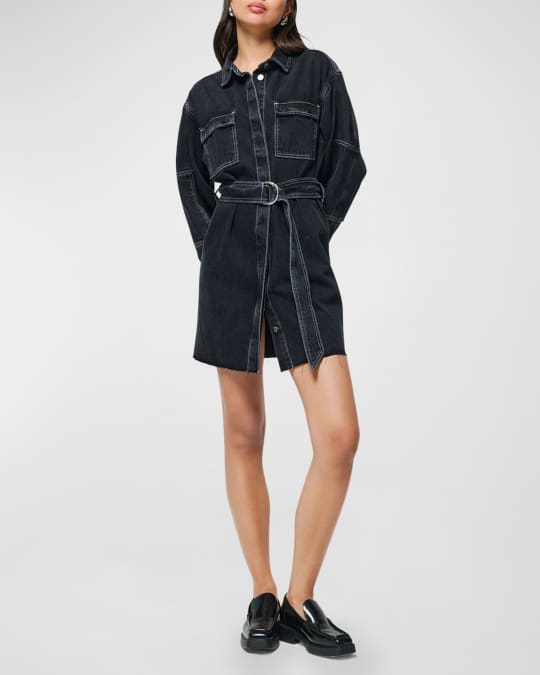 ETICA Wilton Denim Utility Shirtdress | Neiman Marcus