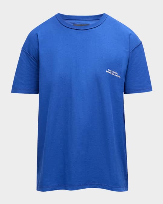 PURPLE Men's Textured Inside-Out T-Shirt | Neiman Marcus