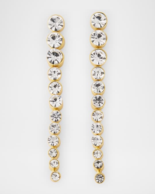 BaubleBar Crystal Linear Drop Earrings | Neiman Marcus