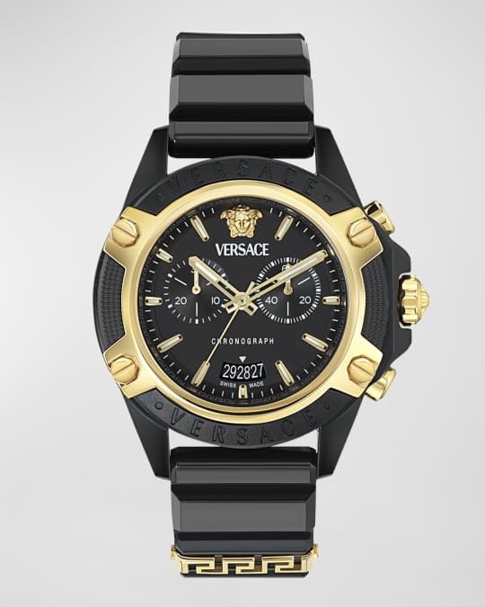 Versace Icon Active Silicone-Strap Watch, 44mm | Neiman Marcus